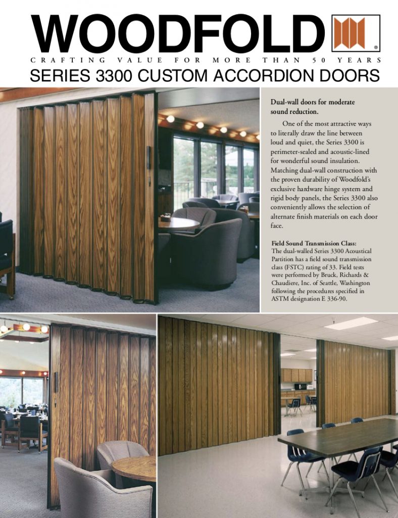 Woodfold 3300 Accordion Door | Accordion-Doors.com by Specialty Doors ...